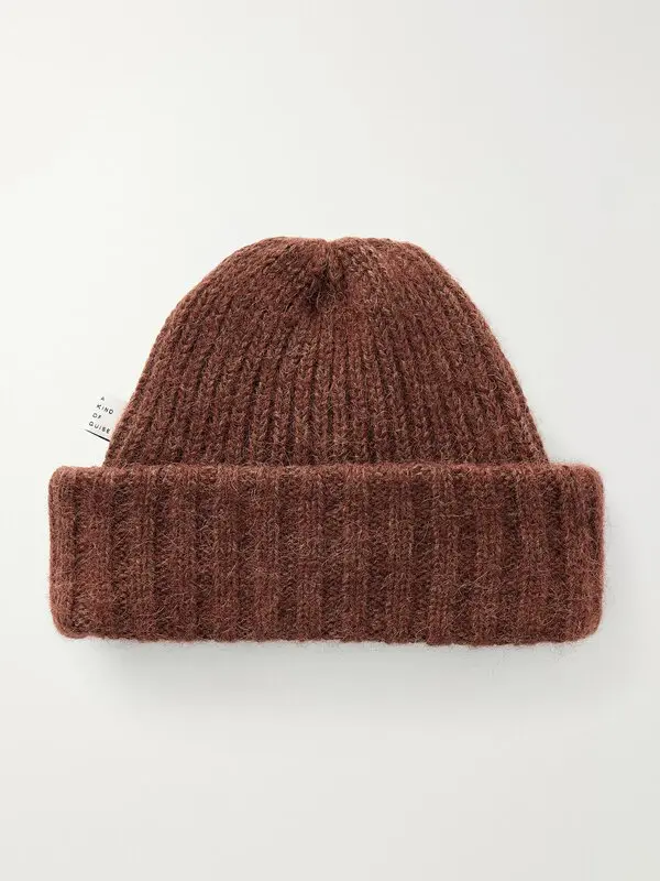 A KIND OF GUISE Orlu Ribbed Alpaca And Merino Wool-blend Beanie - Brown