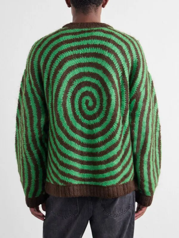 NAHMIAS Embroidered Alpaca-blend Crochet-knit Sweater