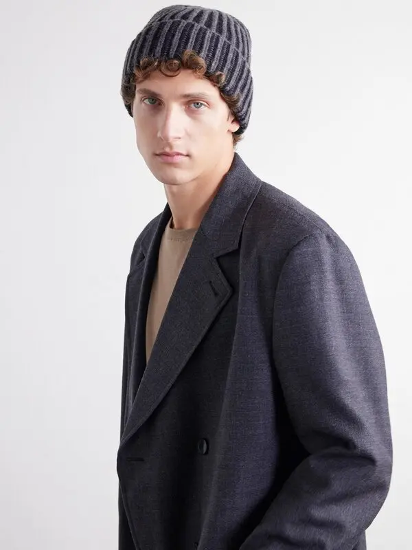 MFPEN Stage Ribbed Wool Beanie
