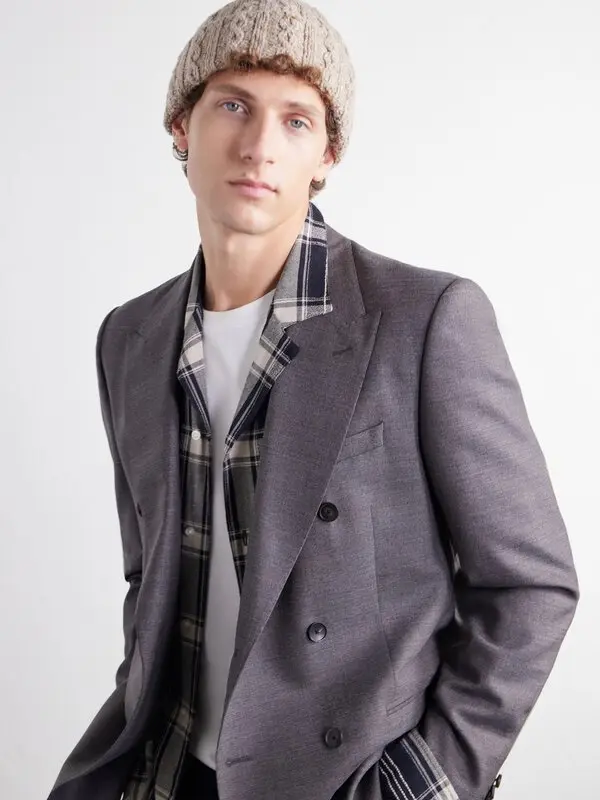 Inis Meáin Cable-knit Merino Wool And Cashmere-blend Beanie