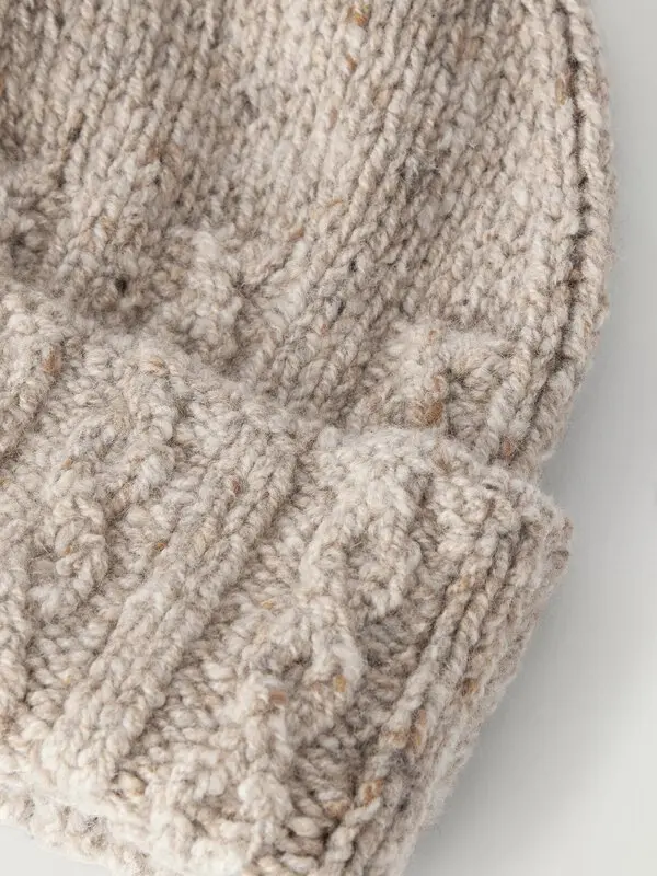 Inis Meáin Cable-knit Merino Wool And Cashmere-blend Beanie