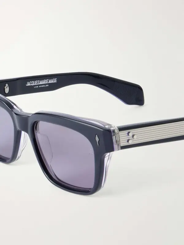 JACQUES MARIE MAGE Molino Square-frame Acetate Sunglasses