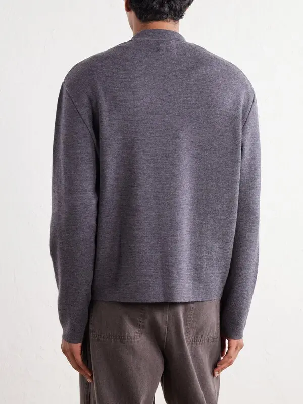De Bonne Facture Milano Stitch Merino Wool Cardigan