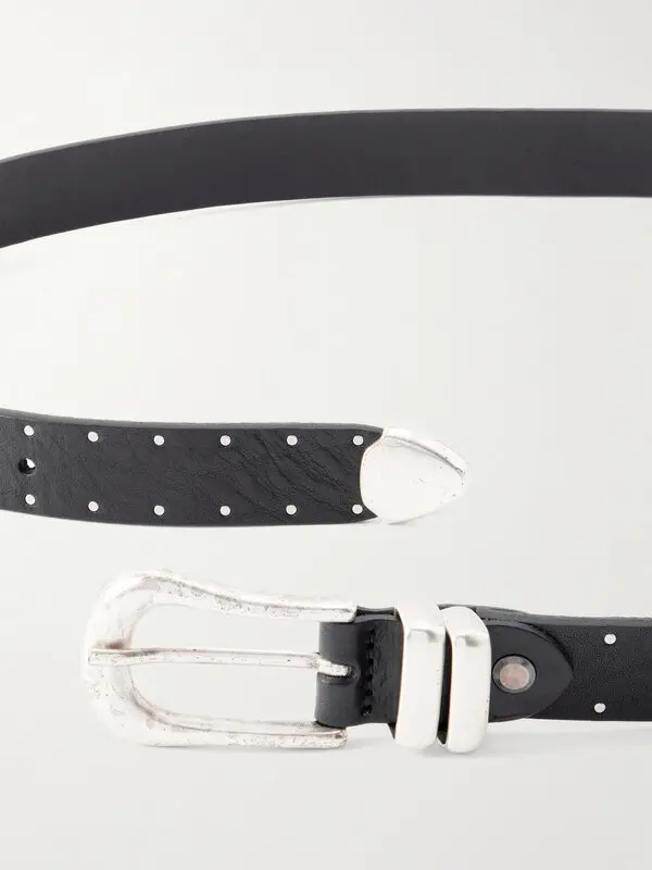 SECOND / LAYER The Doc 2cm Studded Leather Belt
