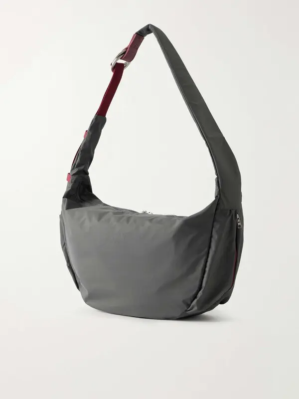MASTER-PIECE CO Ark Leather-trimmed Shell Shoulder Bag