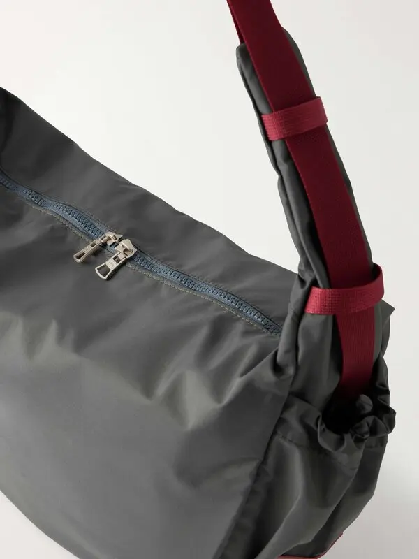 MASTER-PIECE CO Ark Leather-trimmed Shell Shoulder Bag