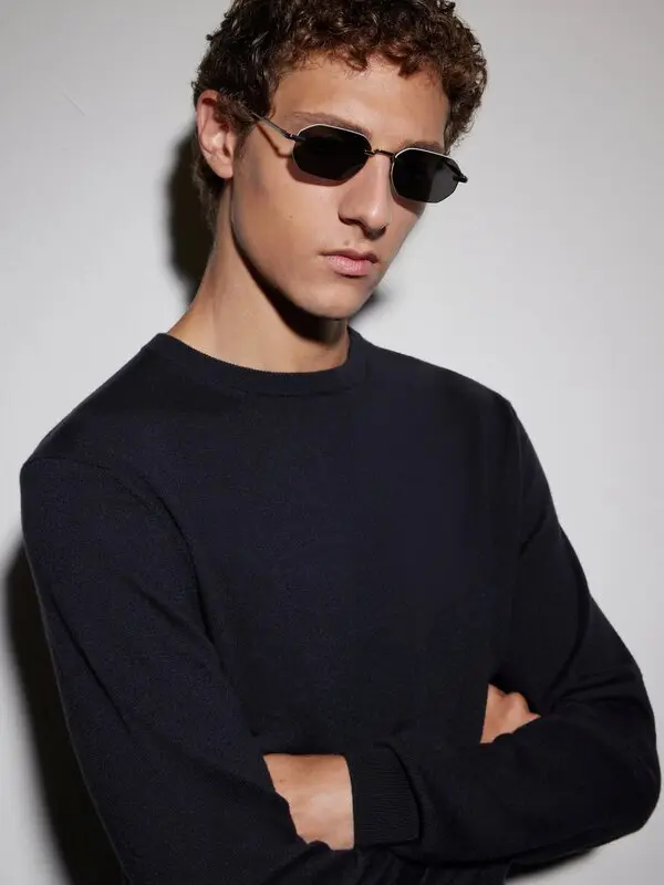 Dior Diorblacksuit S19u Square-frame -tone Sunglasses - Silver