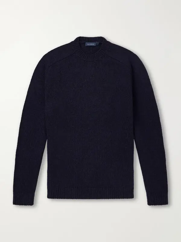 Thom Sweeney Wool And Yak-blend Sweater