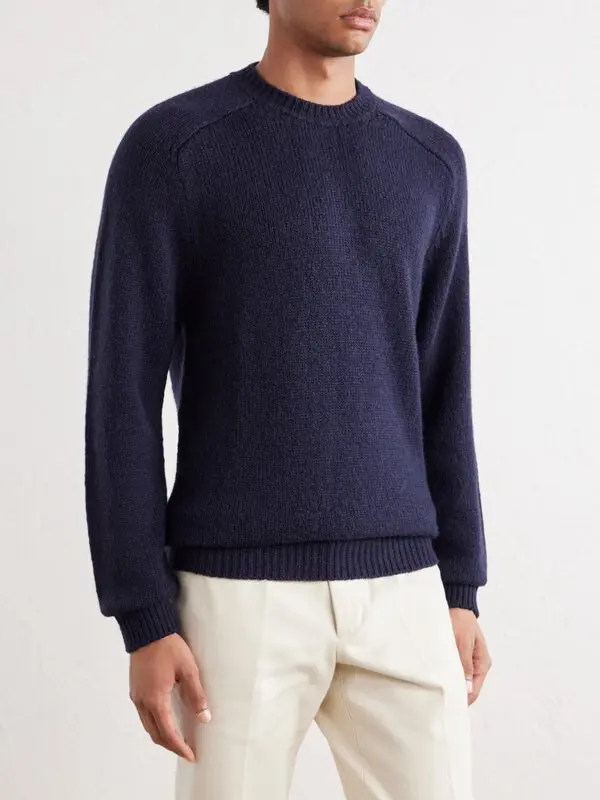 Thom Sweeney Wool And Yak-blend Sweater