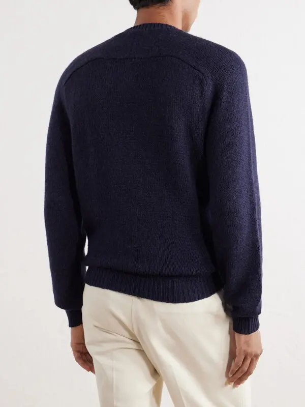 Thom Sweeney Wool And Yak-blend Sweater