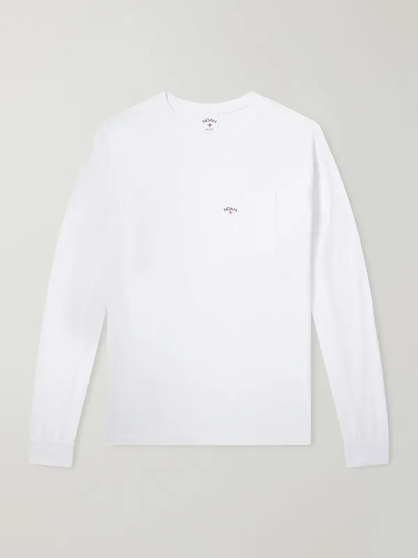 NOAH Core Logo-print Cotton-jersey T-shirt