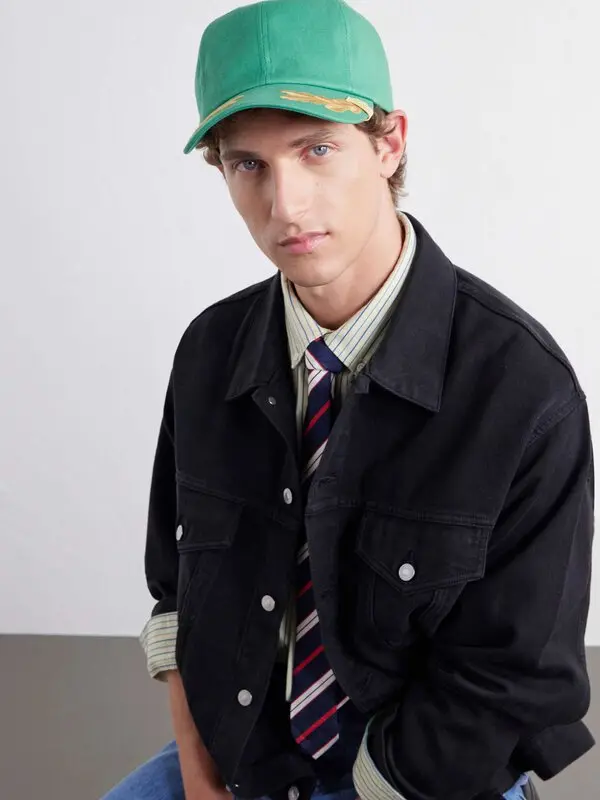 Visvim Excelsior Ii Embroidered Cotton-canvas Cap