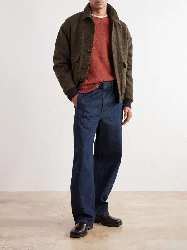 De Bonne Facture Brushed Merino Wool Sweater