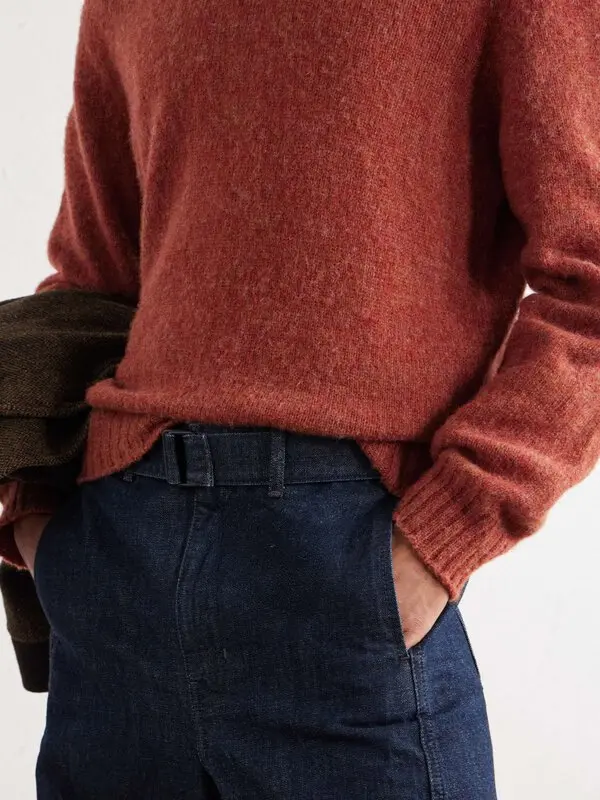 De Bonne Facture Brushed Merino Wool Sweater