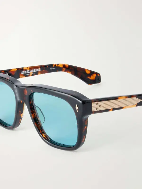 JACQUES MARIE MAGE Yves Rectangle-style Acetate Sunglasses