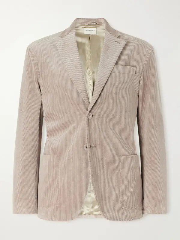Officine Générale Michel Cotton-blend Corduroy Blazer