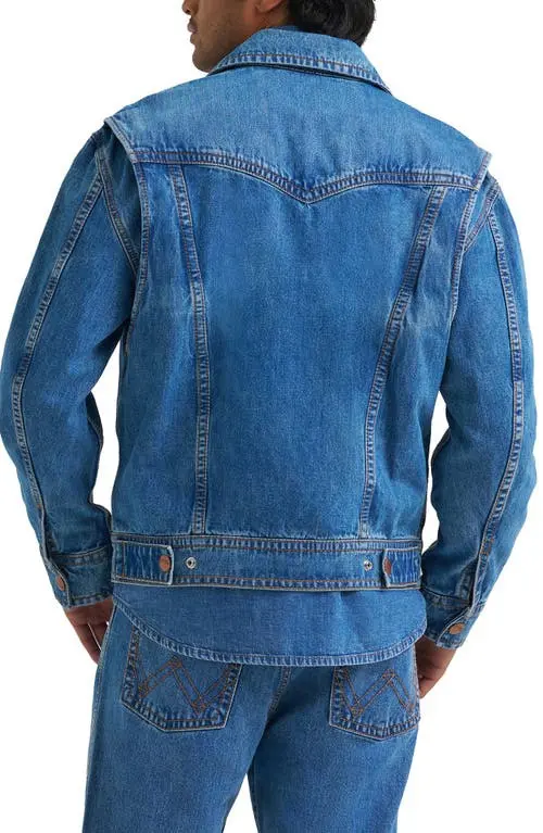 Wrangler Zip Front Denim Jacket