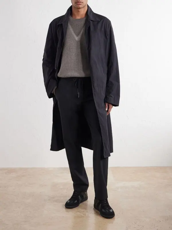 MAISON MARGIELA Straight-leg Drawstring Virgin Wool Trousers