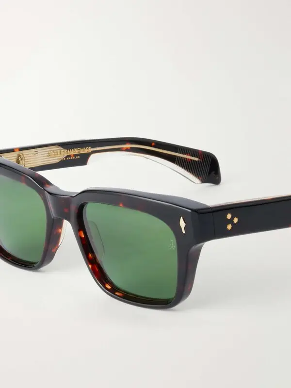 JACQUES MARIE MAGE Molino Square-frame Acetate Sunglasses