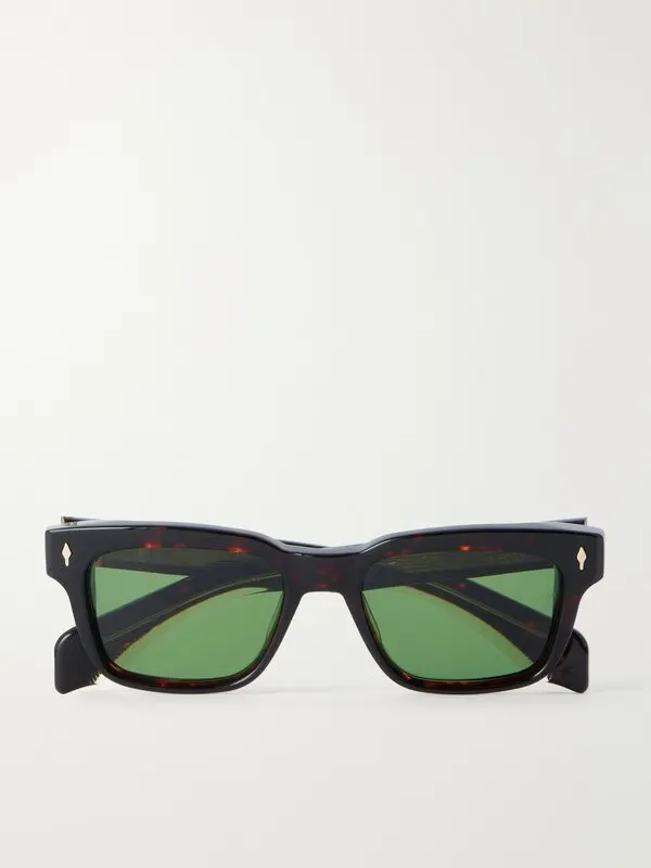 JACQUES MARIE MAGE Molino Square-frame Acetate Sunglasses - Brown