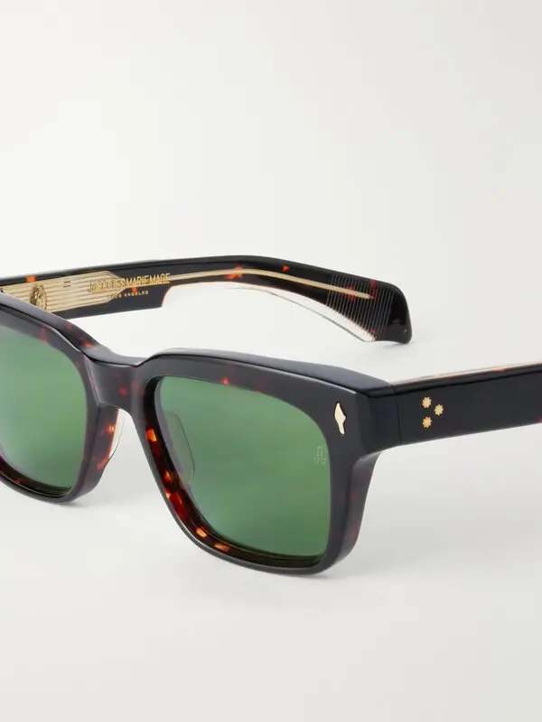 JACQUES MARIE MAGE Molino Square-frame Acetate Sunglasses - Brown