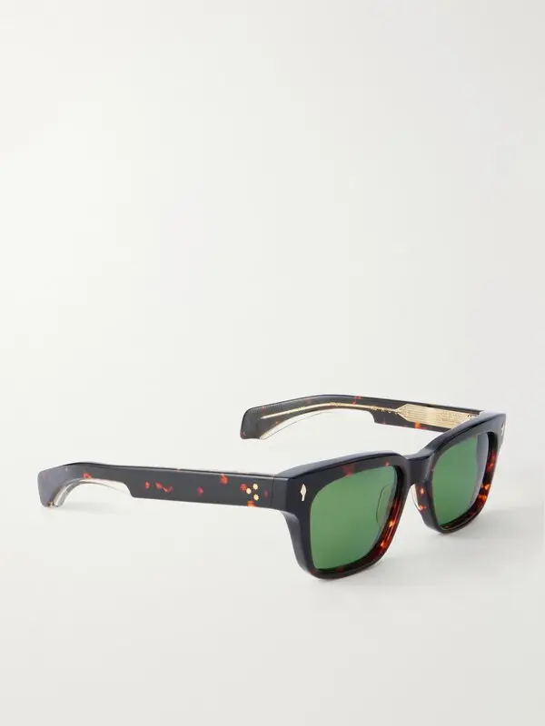 JACQUES MARIE MAGE Molino Square-frame Acetate Sunglasses - Brown