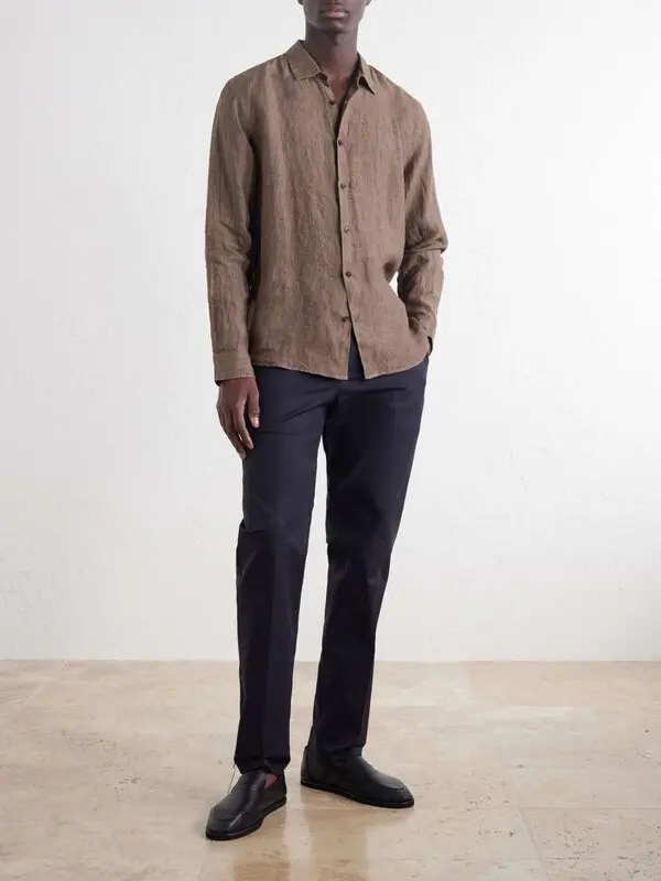Orlebar Brown Ray Straight-leg Cotton-blend Trousers