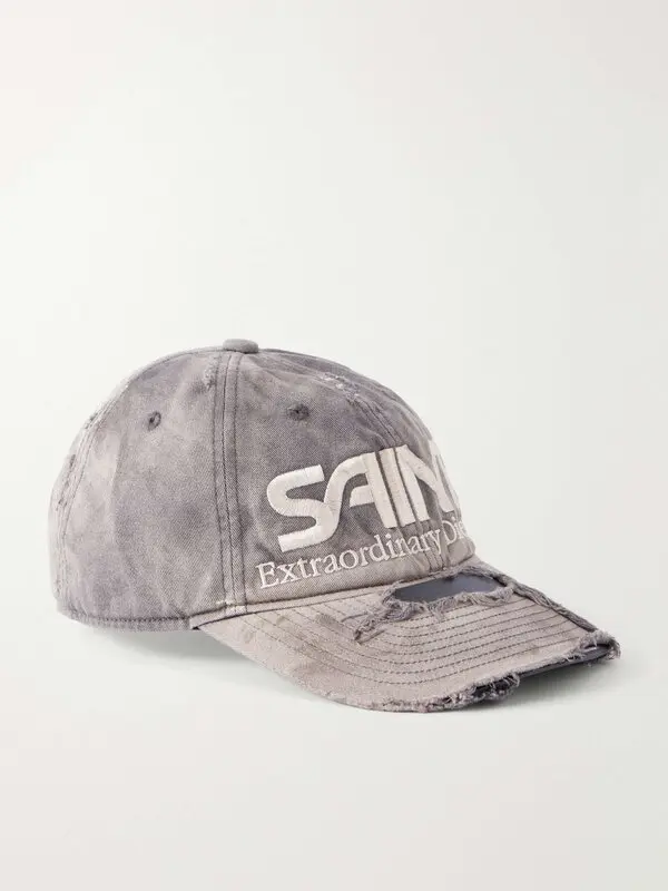 SAINT MXXXXXX Logo-embroidered Cotton-canvas Cap