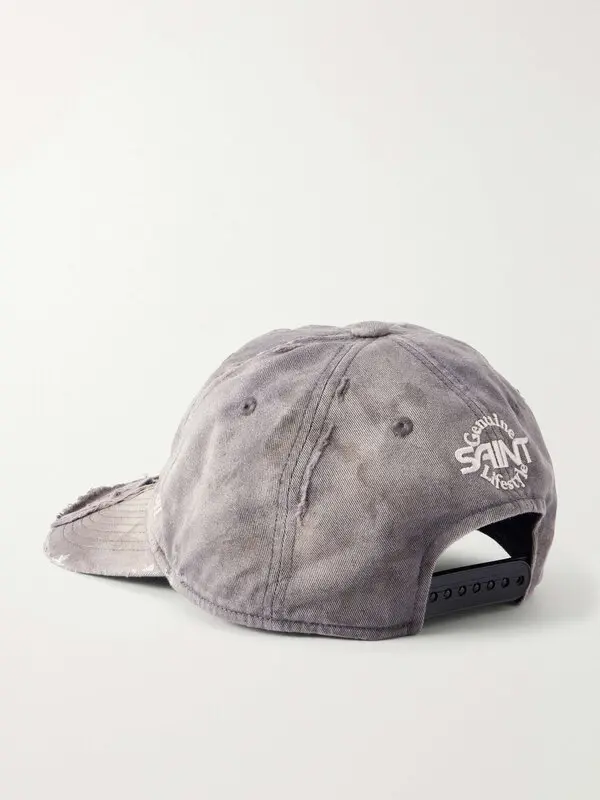 SAINT MXXXXXX Logo-embroidered Cotton-canvas Cap