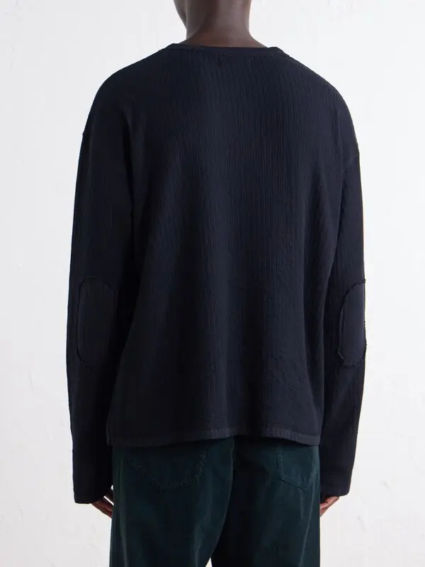 MFPEN Ribbed Organic Cotton Sweater - Black