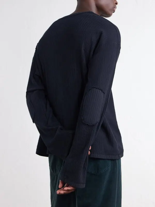 MFPEN Ribbed Organic Cotton Sweater - Black