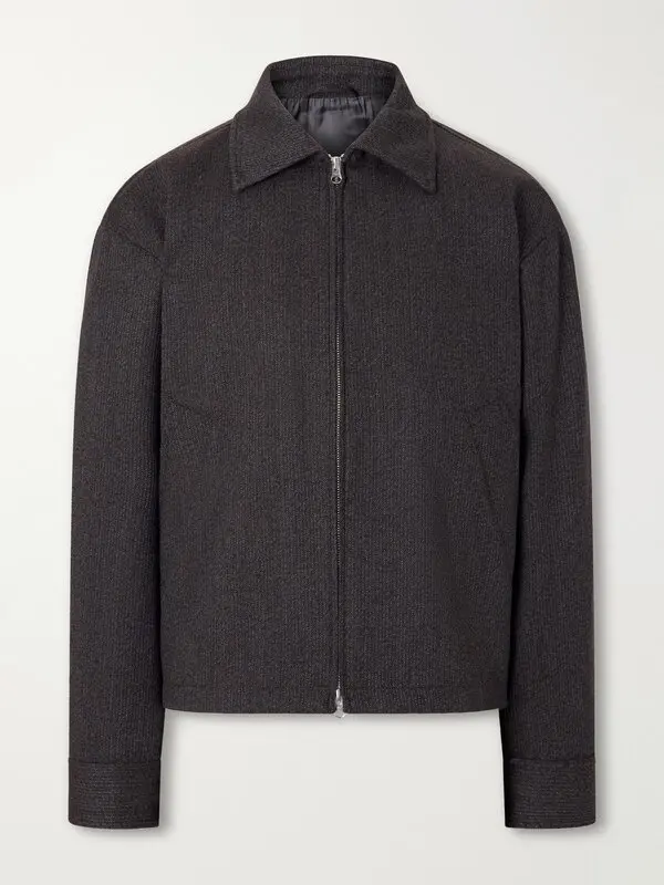 MFPEN Mail Wool-blend Blouson Jacket - Gray