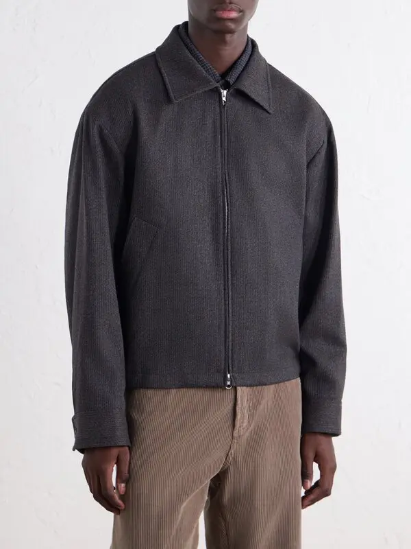 MFPEN Mail Wool-blend Blouson Jacket - Gray