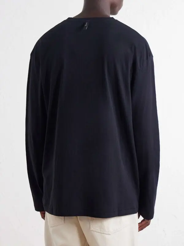 Jacquemus Logo-printed Cotton And Hemp-blend Jersey T-shirt