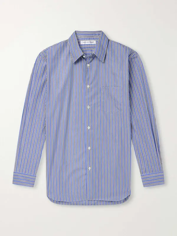 Comme Des Garçons Striped Cotton Shirt