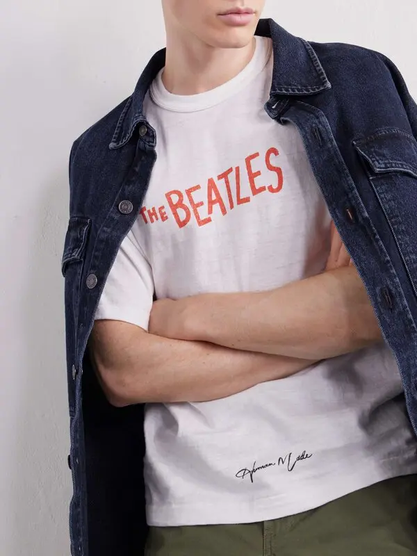 HUMAN MADE The Beatles Printed Cotton-jersey T-shirt