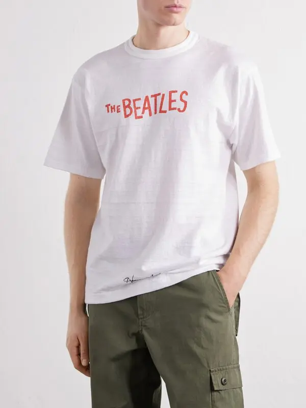 HUMAN MADE The Beatles Printed Cotton-jersey T-shirt
