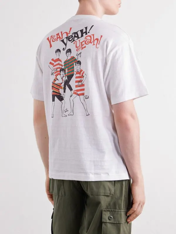 HUMAN MADE The Beatles Printed Cotton-jersey T-shirt