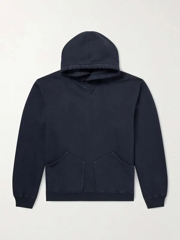 A.PRESSE Cotton-jersey Hoodie