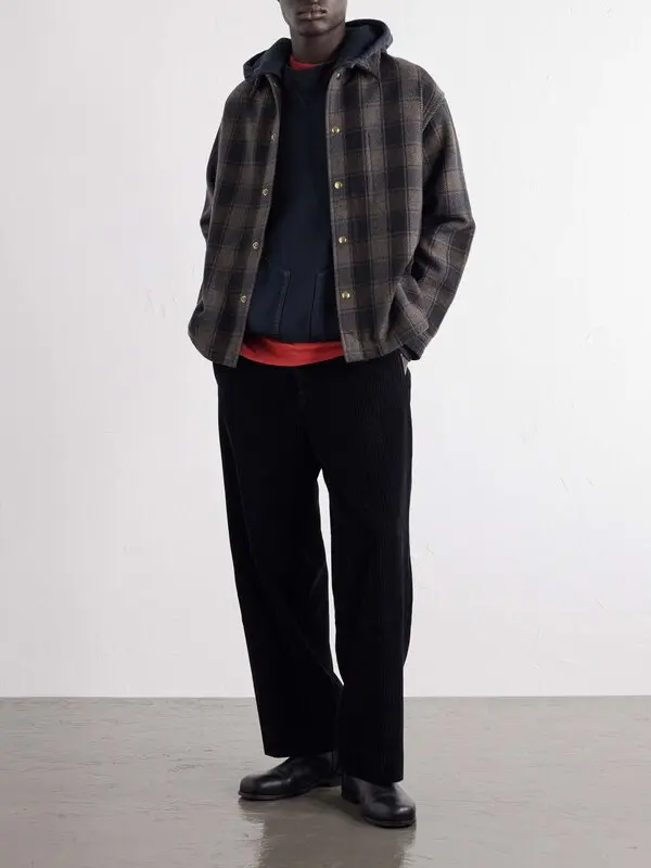 A.PRESSE Cotton-jersey Hoodie