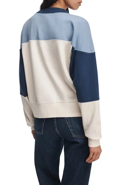 Rag & Bone The Everyday Terry Sweatshirt - Blue Multi
