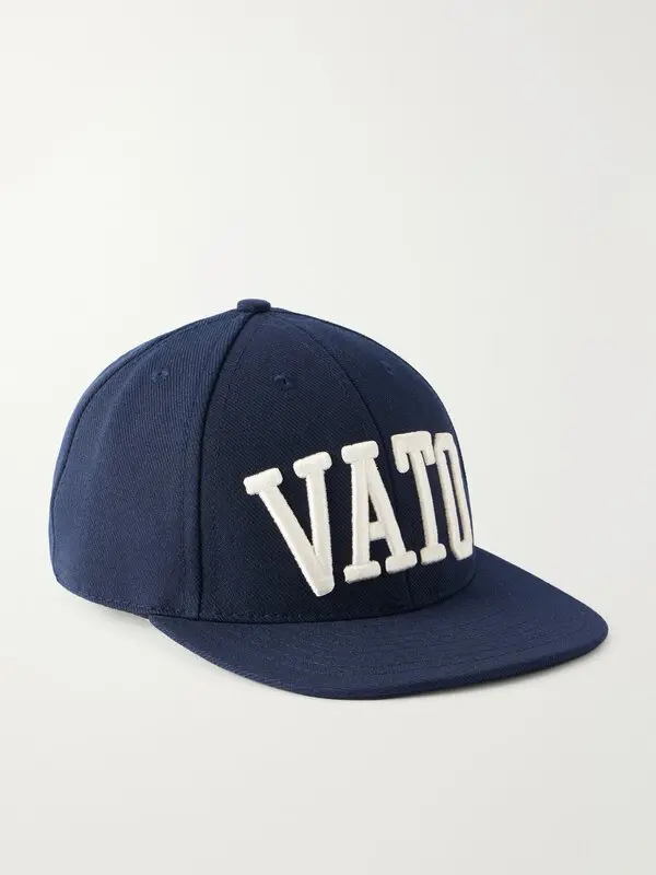 WILLY CHAVARRIA Vato Embroidered Twill Cap - Blue