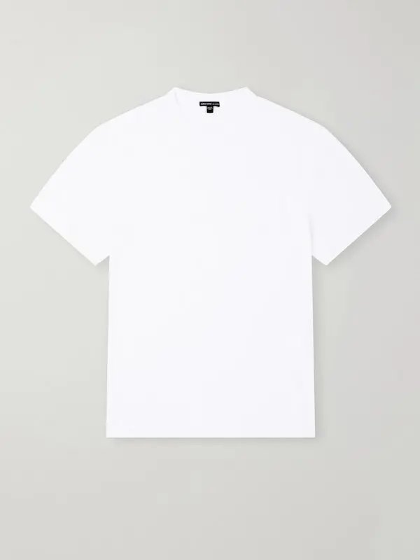 JAMES PERSE Slub Cotton-jersey T-shirt - White