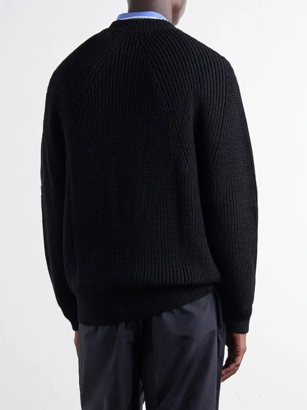 Comme Des Garçons Wool Zip-up Cardigan
