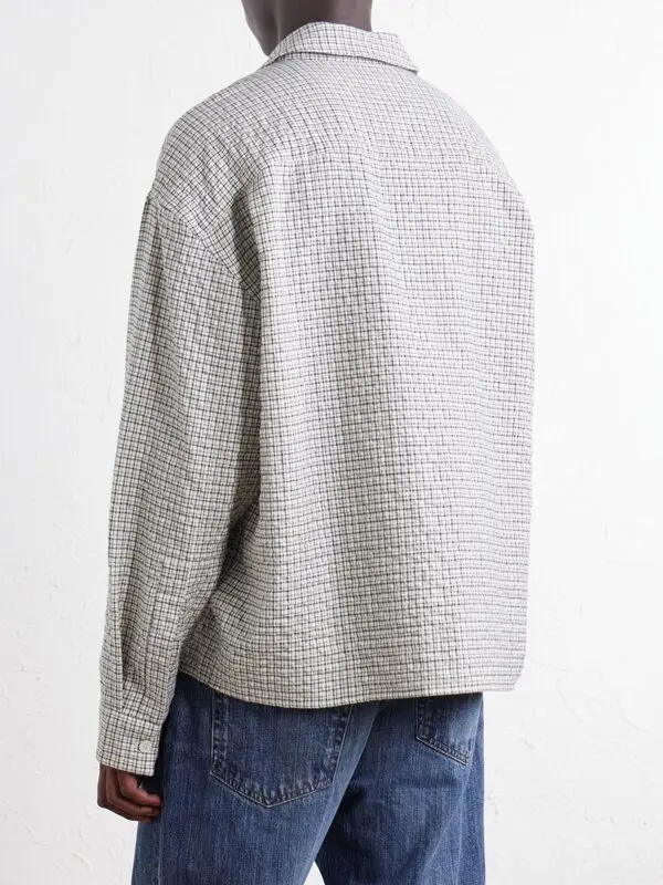 Studio Nicholson Checked Cotton-blend Shirt