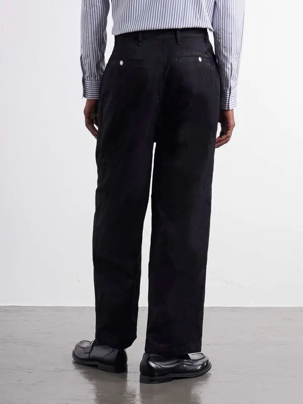 Comme Des Garçons Wide-leg Twill Trousers