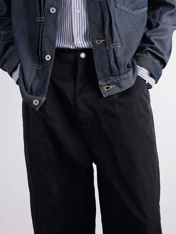 Comme Des Garçons Wide-leg Twill Trousers