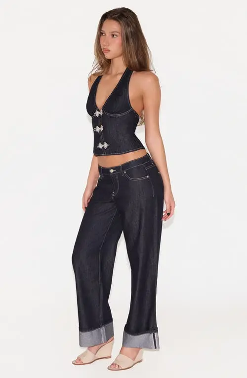 TIGER MIST Tilda Low Waist Wide Leg Jeans