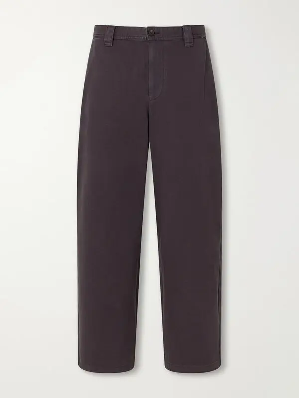 CORRIDOR Wide-leg Cotton-twill Trousers