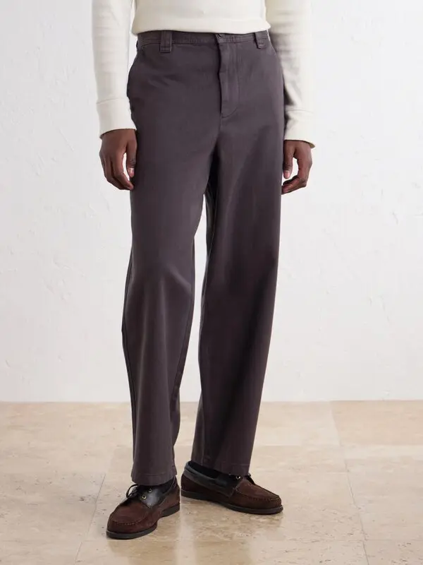 CORRIDOR Wide-leg Cotton-twill Trousers